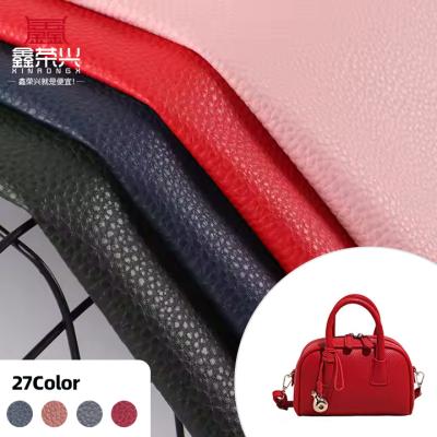 中国 58色PVCレザー、バッグや家具用ダブル起毛裏地とエンボス加工 販売のため