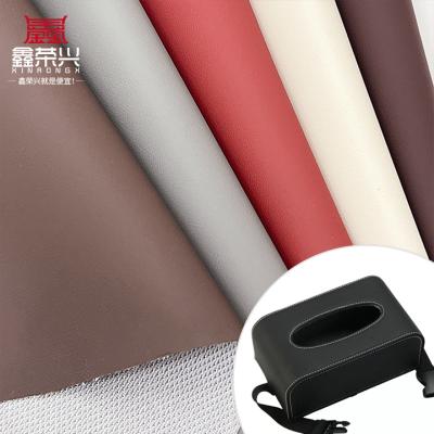 China PVC Napa Pattern Embossed Faux Leather Waterproof and Tear Resistance Synthetic Leather for Furniture Car Bags for sale