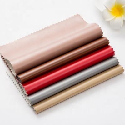 China PU Tc Cloth Napa Grain Pattern Synthetic Leather Wallet Box Shoes Ntoebook Photo Album Leather Fabric for sale