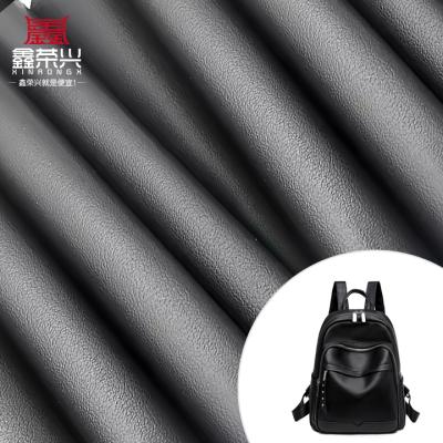 China PVC Cowhide Grain Synthetic Artificial Lining Leather for Bag Sofa Luggage Placemat Faux Leather Fabric for sale
