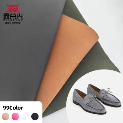 China ECO Imitation Suede Microfiber PU Lining Synthetic Leather Fabric Waterproof Stretch for Outdoor Shoes Bags Mittens Pillows for sale
