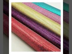 Wholesale Mesh Glitter Fabric Synthetic Artificial Faux Leather Shoes Phone Shell Vanity Case Handbag Notebook Leather Fabric