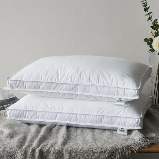Quality Luxury Hotel Down Alternative Pillow Bed Pillow Customizable Logo for sale
