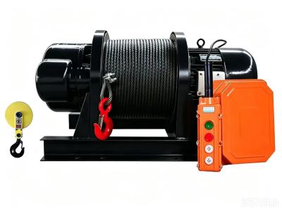 China 1 Ton - 10 Ton Wire Rope Electric Winch High Speed Heavy Duty Electric Winch Compact for sale