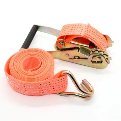 China Heavy Duty Ratchet Lashing Straps 3m / 5m / 8m / 10m Cargo Tie Down Strap for sale