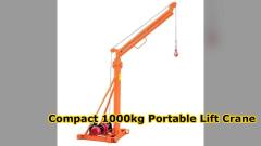 Portable Mini Lift Crane 360 Degree Heavy Duty Hoist