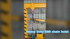 HSC chain block manual hoist testing load