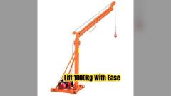 Portable Mini Lift Crane 360 Degree Heavy Duty Hoist