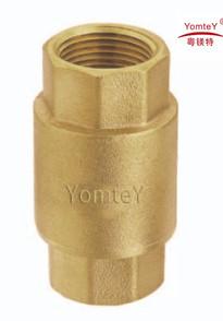 China yomtey brass vetical check valve for sale