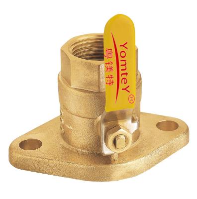 China YomteY Brass Flanged Ball Valve for sale