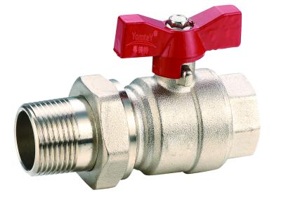 China YomteY Brass Female & Male Ball Valve With Union for sale
