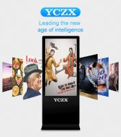 China 55 Inch Android Floor Standing Digital Signage With Time Switch Function for sale
