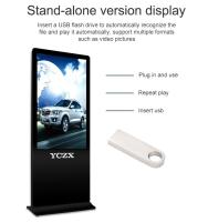 China HD LCD Vertical Touch Screen Kiosk With Intelligent Broadcast Function for sale