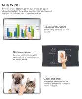 China 75 inch Support Prototype LCD Display Interactive Touch Screen Panel for sale