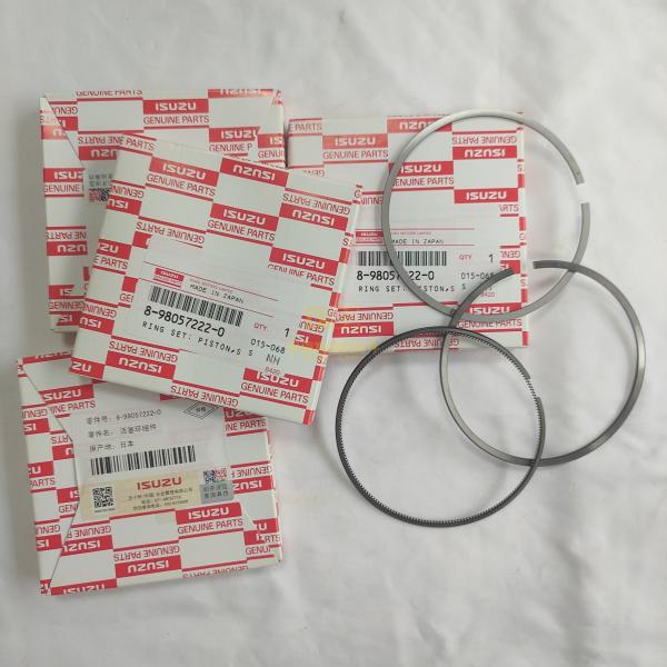Quality For 8-98057222-0 8980572220 Engine Piston Ring ISUZU 4JJ1 Excavator Accessories for sale