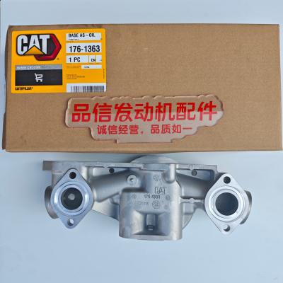 China CAT C15 3406 Diesel Oil Filter Seat 176-1363 1761363 Excavator Engine Parts Replacement for sale