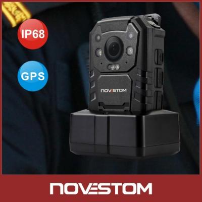 China Novestom hotselling NVS5 full HD 1296P CMOS IR CCTV police waerable security video camera with GPS 128GB optional for sale