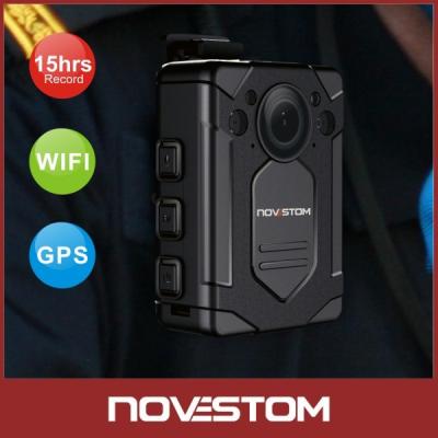 China Novestom LTE 3G / 4G Wireless Police Body Cameras For Law Enforcement GPS 32GB 3200mAh for sale
