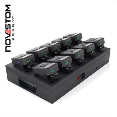 China Novestom 10 Units Night Vision Body Camera Docking Station Secure With Charging for sale