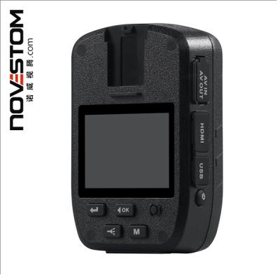 China Novestom HD Mini Hidden Smile Face Badge Body Worn Camera NVS1-A models for sale