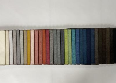 China 360cm Linen Sofa Fabric Textile 100% Polyester Anti Static for sale