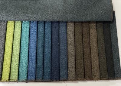 China 360cm Linen Sofa Fabric Textile 100% Polyester Anti Static for sale