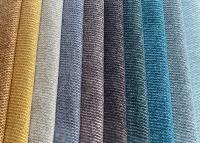 China Modern style  knitted brushed upholstery linen print fabric for sofa 100% polyester for sale