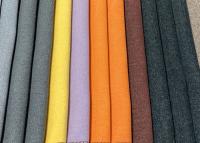 China Solid Chenille Sofa Fabric , 377gsm Polyester Chenille Upholstery Fabric for sale