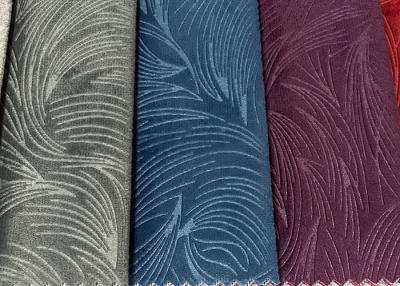 China 100 Polyester Velvet Sofa Fabric 3D Embossed Velvet Upholstery Fabric for sale