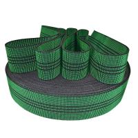 China Green Upholstery Elastic Webbing PP 2 Inch Polypropylene Webbing for sale