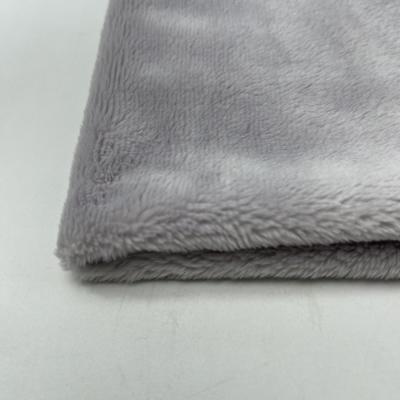 China 300gsm Gray Ultrasuede Fabric Skin Affinity Heavyweight Faux Suede Fabric for sale