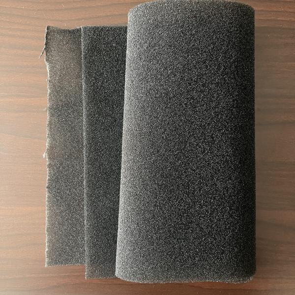 Polyurethane Dust Filter Black Flame Retardant  Filter Mesh Sponge