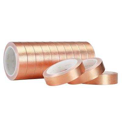 China 3M™1245 Double Sided Conductive Embossed Copper Foil Tape Applicable Electronic Shielding for sale