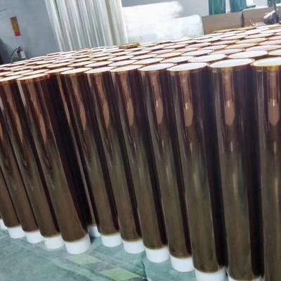중국 0.05mm 앰버 PI 폴리마이드 필름 테이프 단열 실리콘 테이프 260°C 판매용