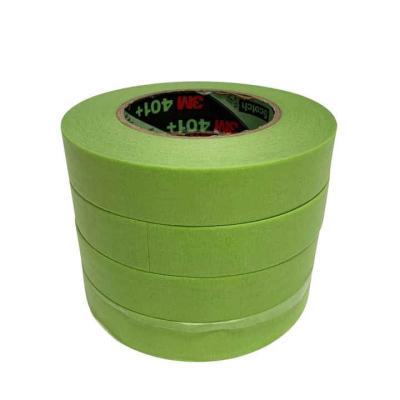 China 3M 401+ Cinta de enmascaramiento de pintura verde resistente a altas temperaturas en venta