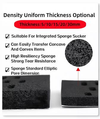 China EPDM Open-cell foam is used for the clamping device of the Vacuum suction cup for sale