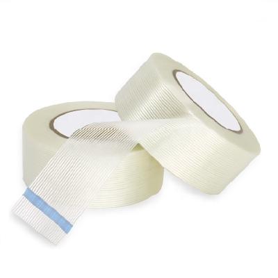 China Glass fiber tape single-sided super adhesive heavy-duty packaging tape for sale