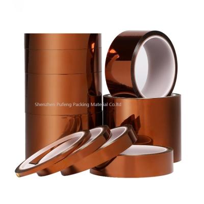 China Kapton Tape Polyimide Tape with 260℃ Temperature Resistance Silicone Adhesive and Customizable Thickness for sale