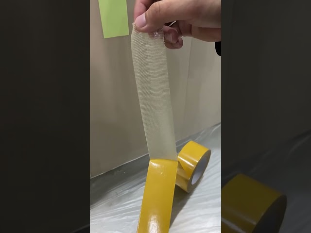 Nastro adesivo a doppio lato a filamento lungo, rete in fibra di vetro, nastro per moquette