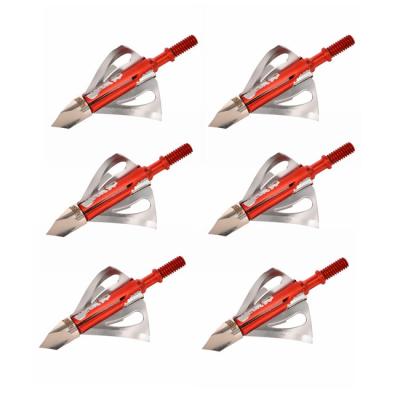 Cina Cremisi rosso Talon Archery Broadhead Tip 100grain 3blade del ODM Spintite in vendita
