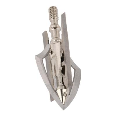 Cina 4 Blade Field Point Arrow Tips Expandable Broadheads in vendita