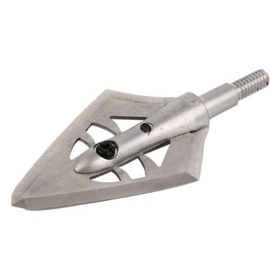 Cina 4 Blade Field Point Arrow Tips Expandable Broadheads in vendita