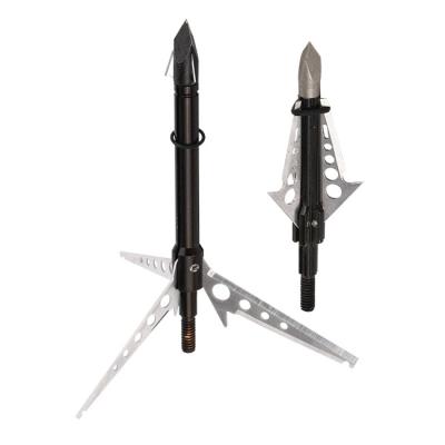 中国 Mechanical Expandable Archery Broadhead Reverse Taper Archery Broadhead 販売のため