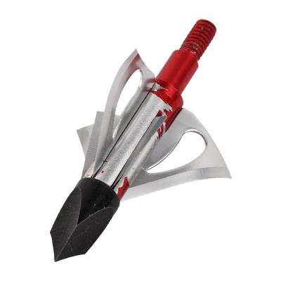 Cina 3blade Mechanical Expandable Archery Broadhead Durable in vendita