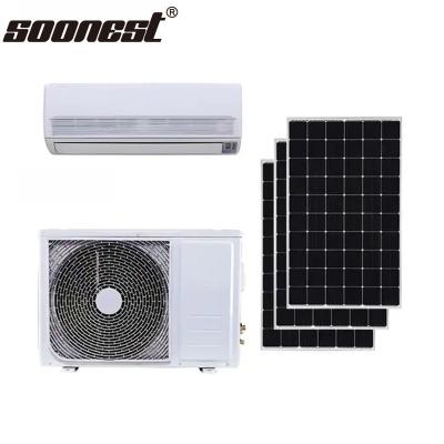 China 12000Btu Solar Air Conditioner Stand Type Multi Split Solar Power Air Conditioner Hybrid Reversible Solar Air Conditioner for sale