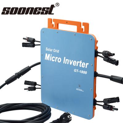 China Best Selling Soonest 1800W Solar Microinverter Sun1800G3-Eu-230 Build In Wifi Micro Inverter For Photovoltaic System for sale
