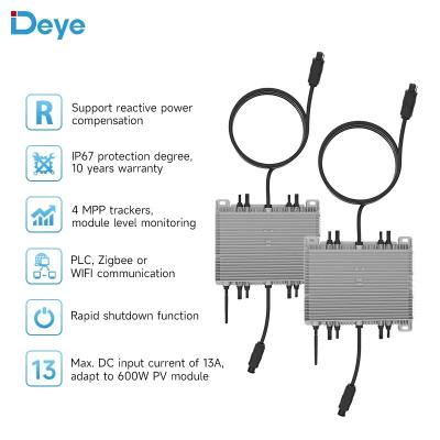 China In Stock Cheap Price Deye Micro Inverter Sun800Wg3-Eu-230 800W Grid-Tie Micro Solar Inverter for sale