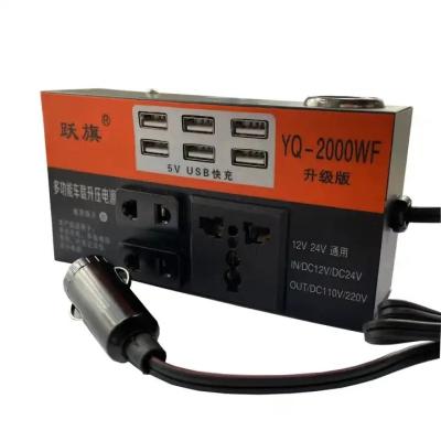 China High Quality Power Inverter Dc 12V Ac 220V Car Car Inverter 12V 230V 1000W Sine Current Car System Inverter 2000W Caravan for sale