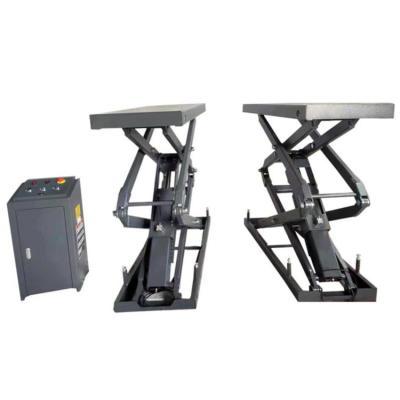 China 3500KG Lifting Capacity Scissor Car Lift for Auto Shop Hydraulic Garage Equipment for sale