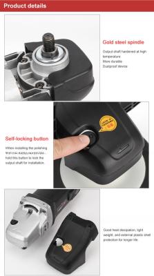 China Nano Flex Mini Black Car Detailing Polishing Machine for 48.5*17*14.5cm Internal Size for sale